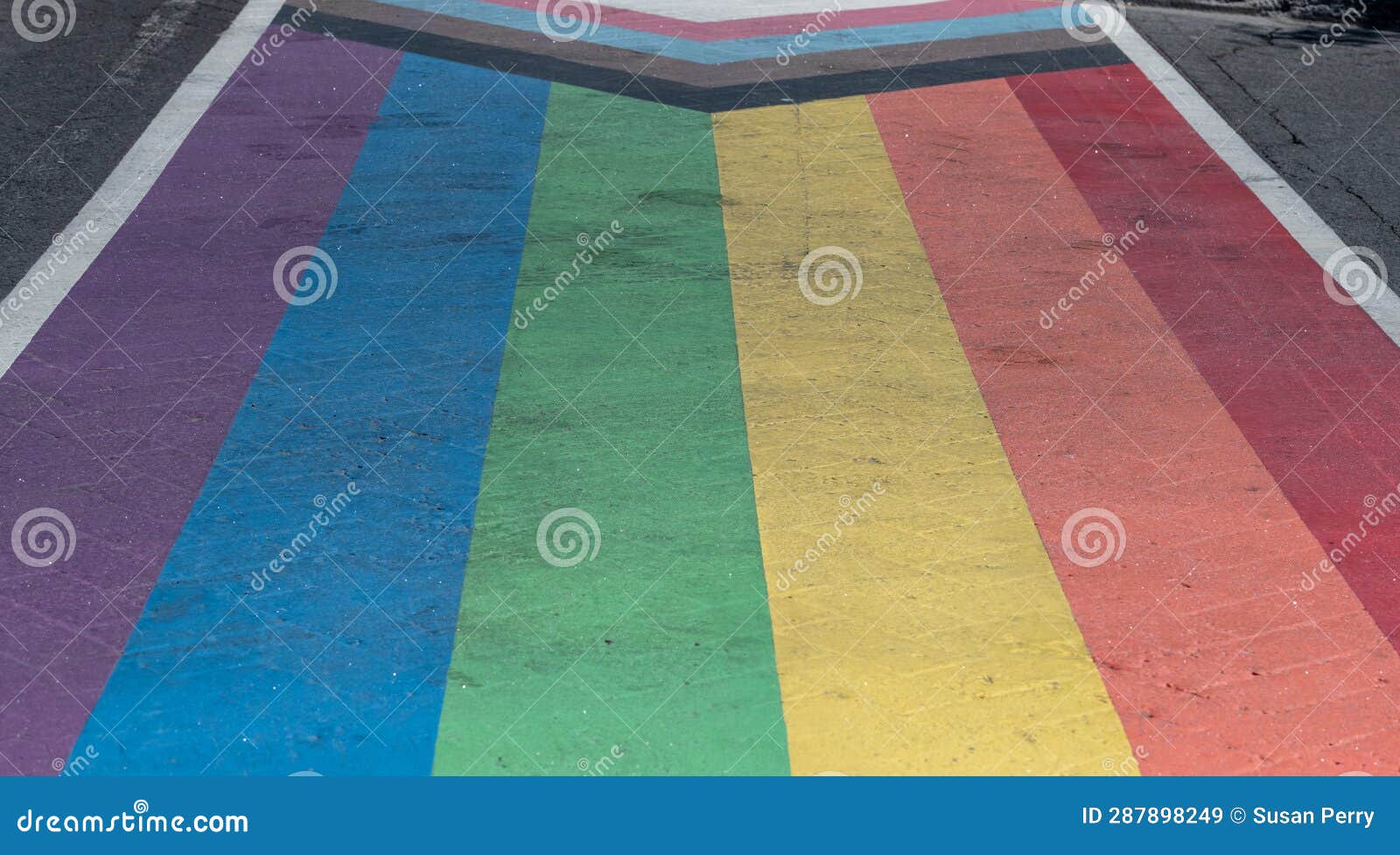 Multi Colored Stripes on a Cross Way Stock Image - Image of leaf ...