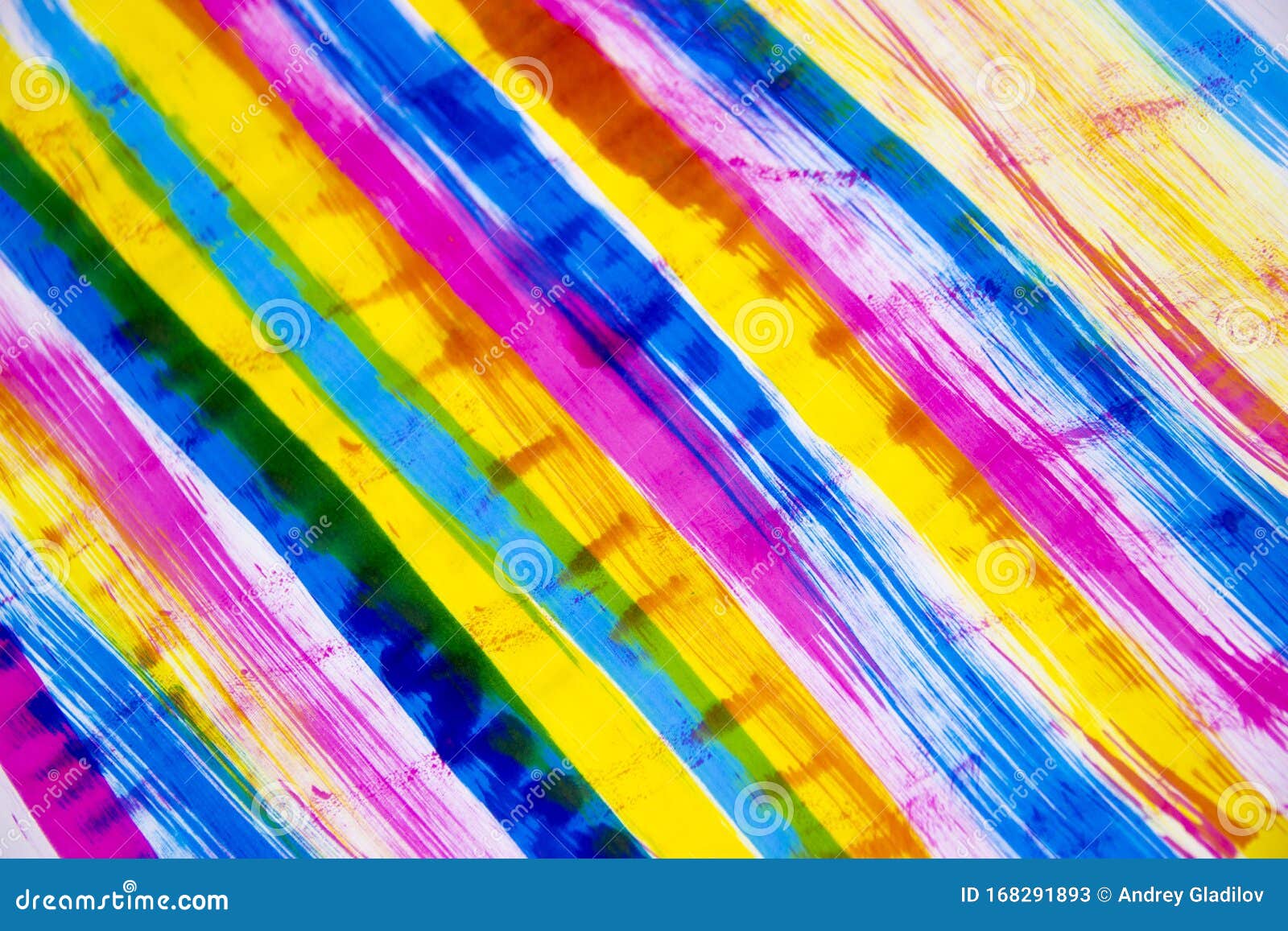 Multi-colored Stripes Printed on Paper. Stock Image - Image of natural ...