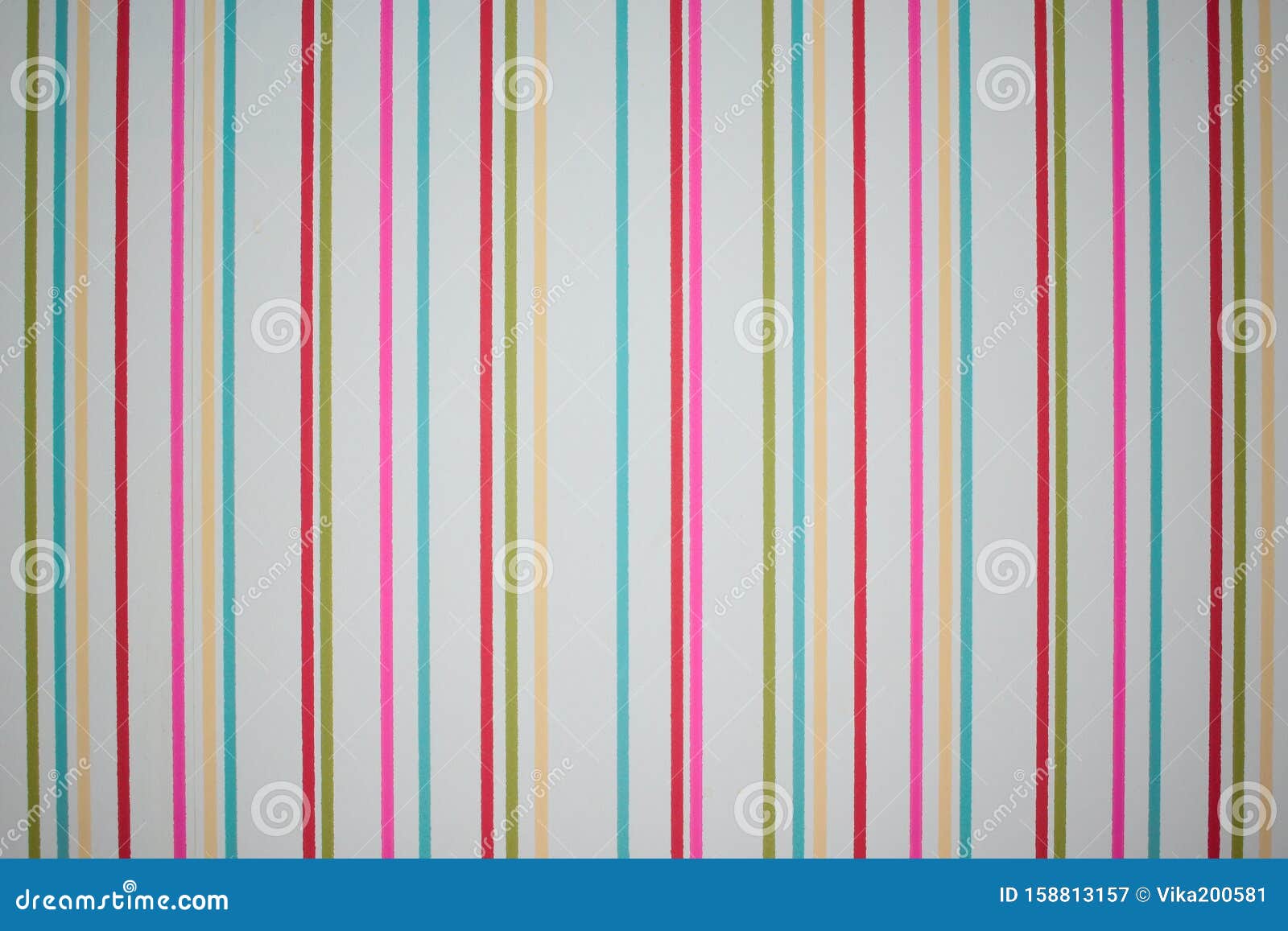Multi-colored Stripes on a White Background. Abstract Vertical Drawing ...