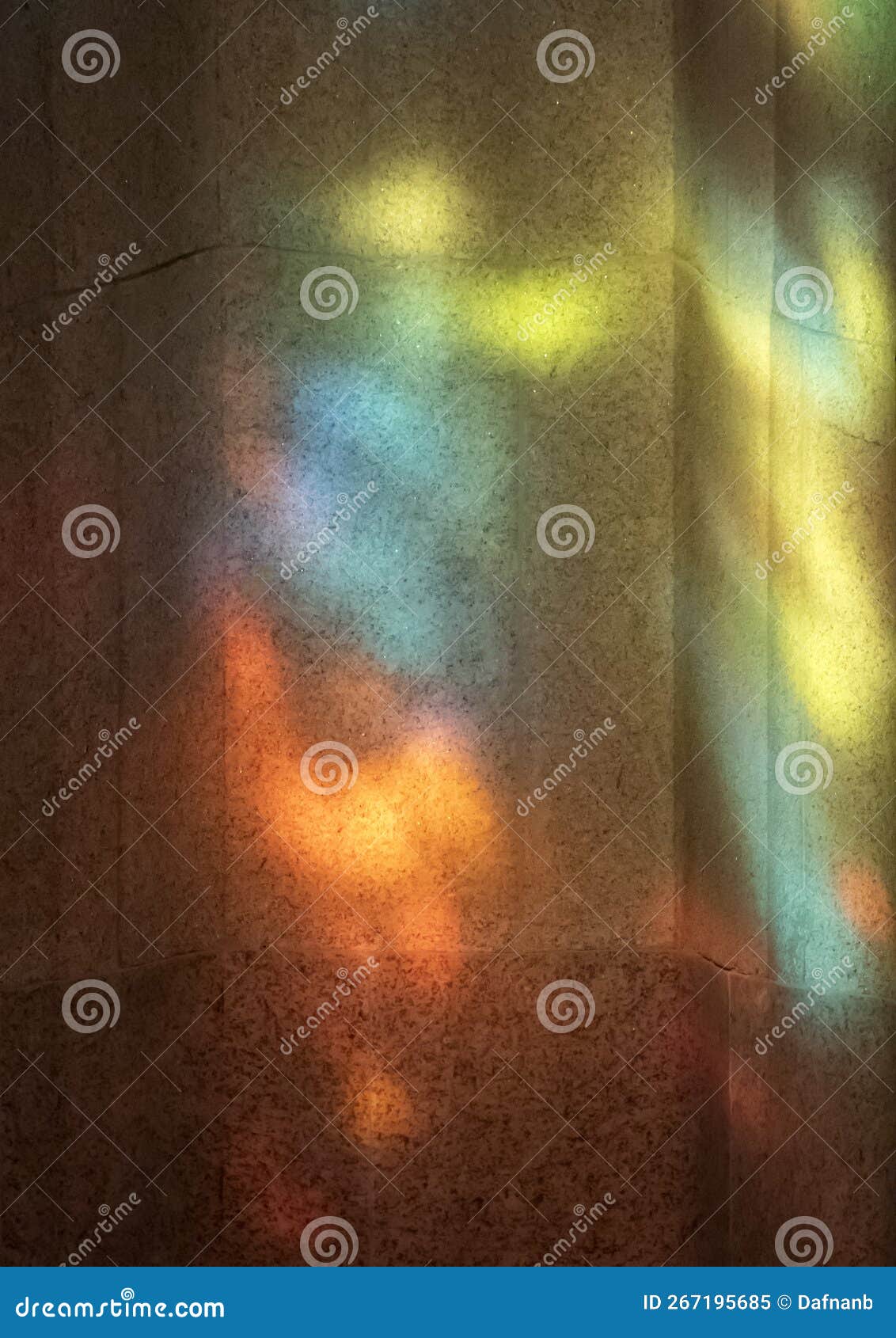 Multi-colored Sunbeams on the Column of the Temple Stock Image - Image ...