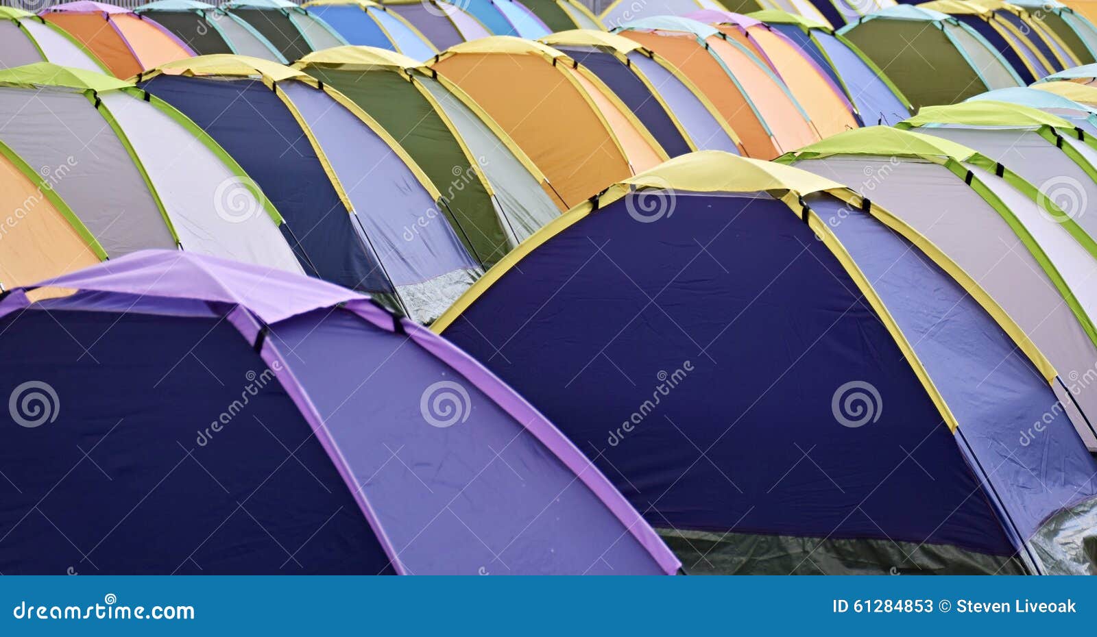 Multi colored tent city stock image. Image of festival - 61284853