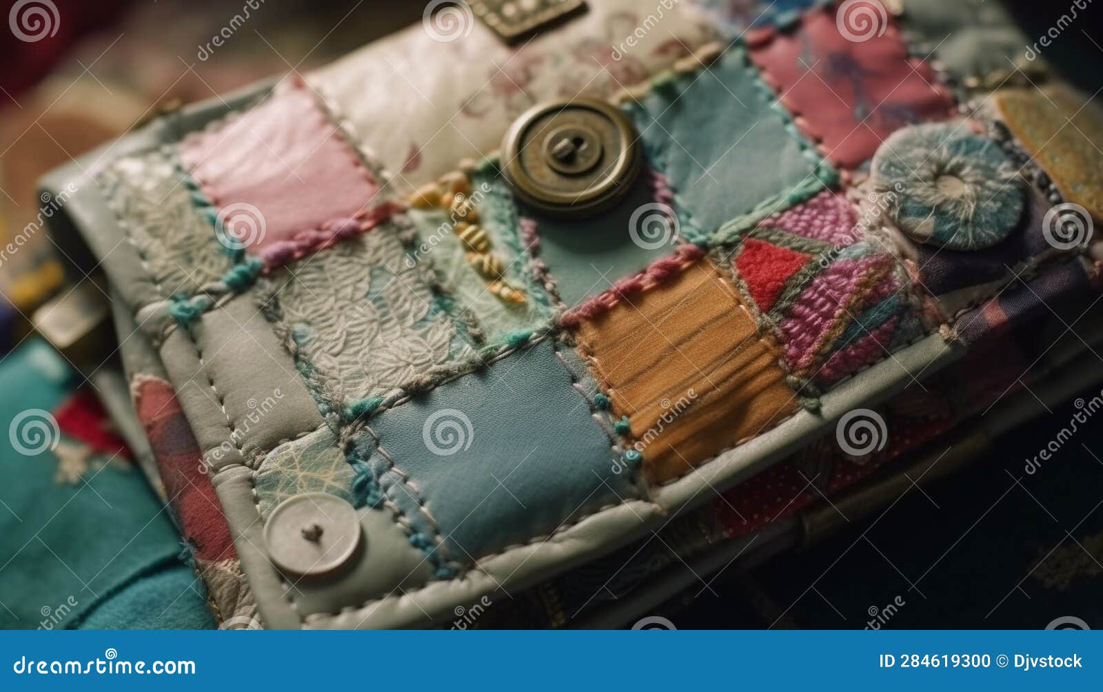 Multi Colored Textile Patterns Adorn Old Fashioned Garments in Elegant ...