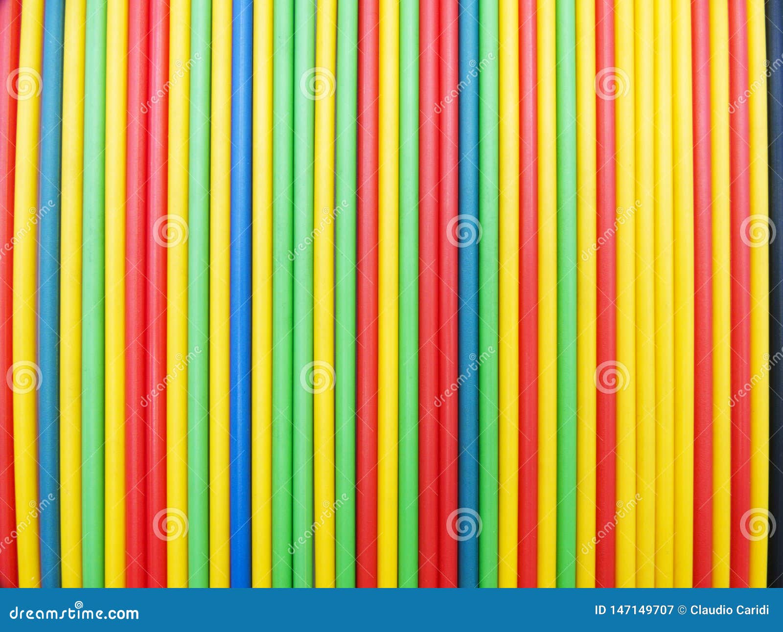 Multi Colored Texture Made by a Set of Plastic Sticks Stock Image ...
