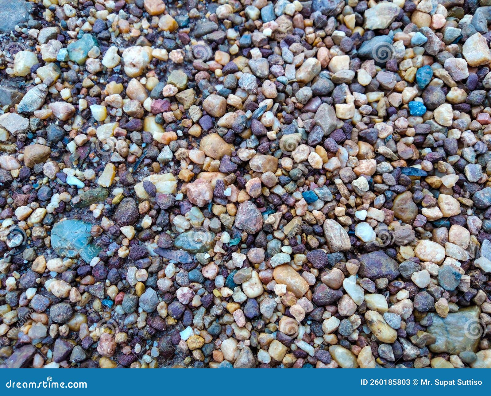 Multi Colored Texture Pebbles Background Design Stock Image - Image of ...