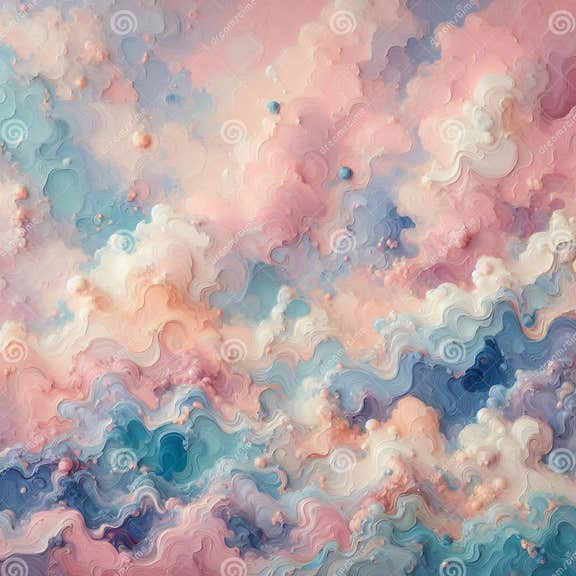 Multi-colored Textures Drawn with Pastel Paints Stock Illustration ...