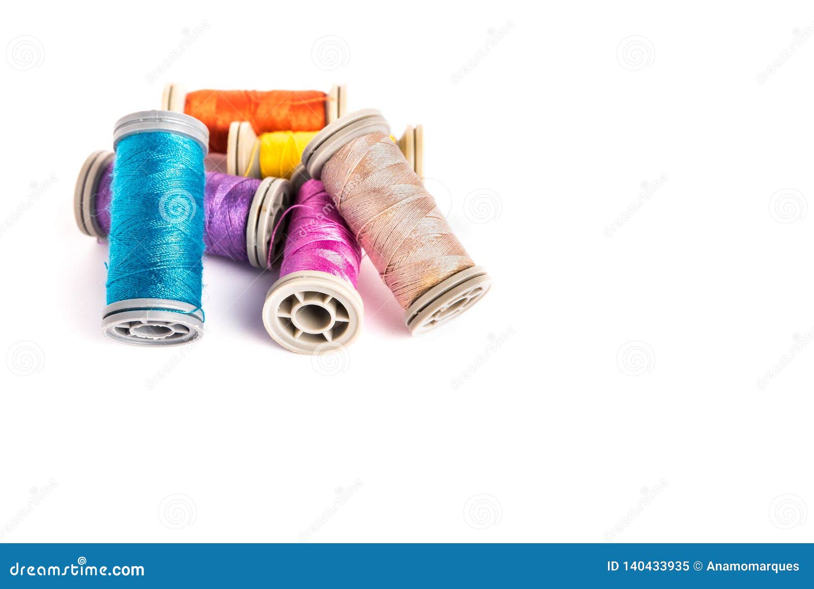 Multi-colored threads stock illustration. Illustration of color - 140433935
