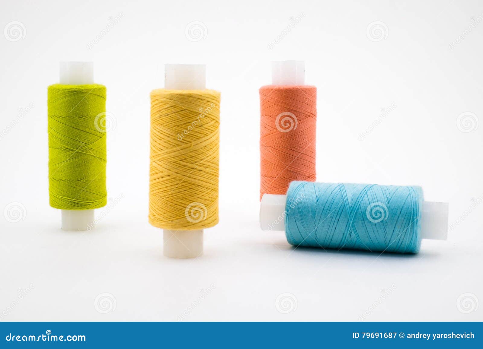 Multi-colored threads stock image. Image of colorful - 79691687