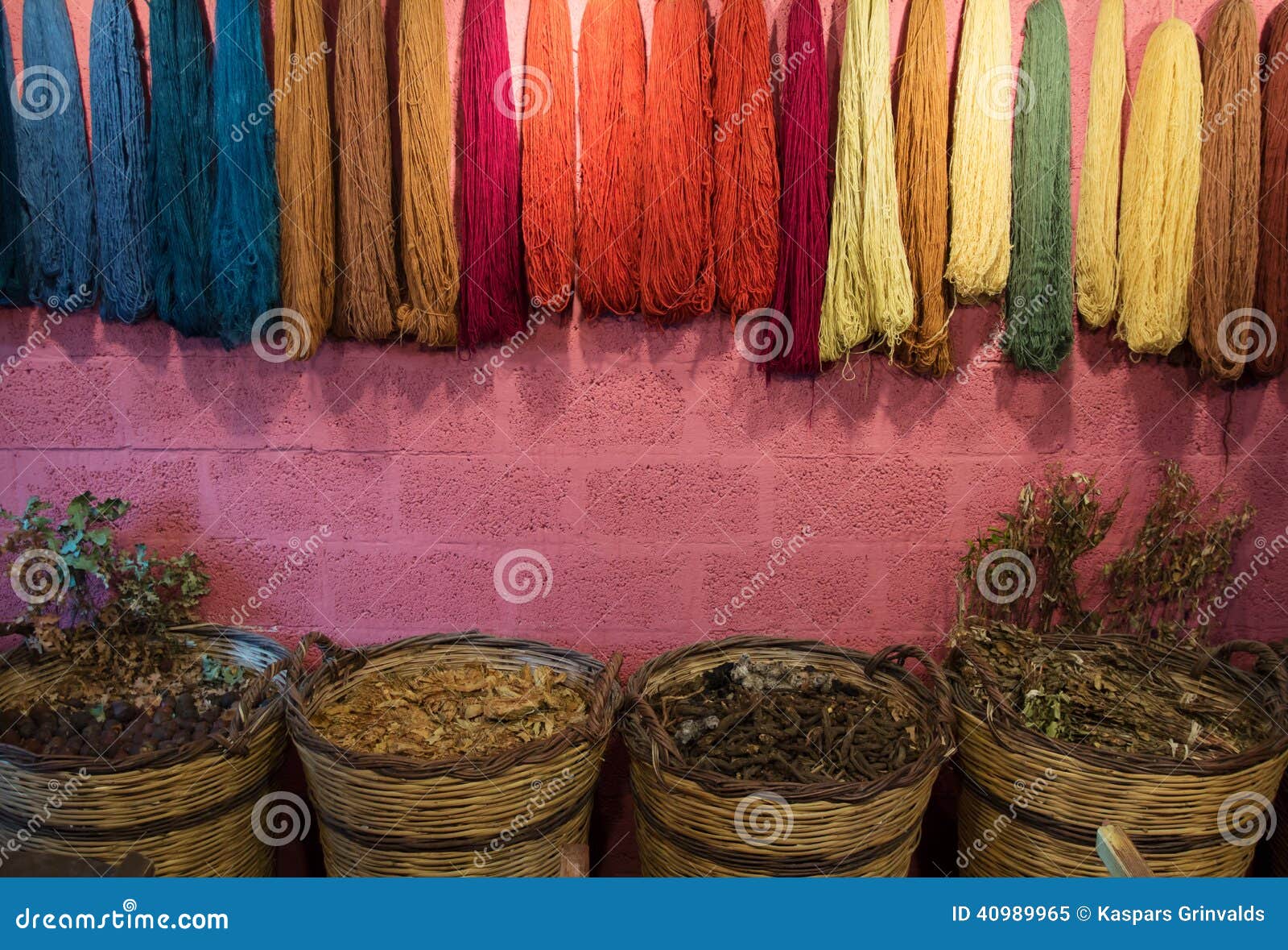 Multi Colored Threads of Wool Stock Image - Image of fabric, multi ...