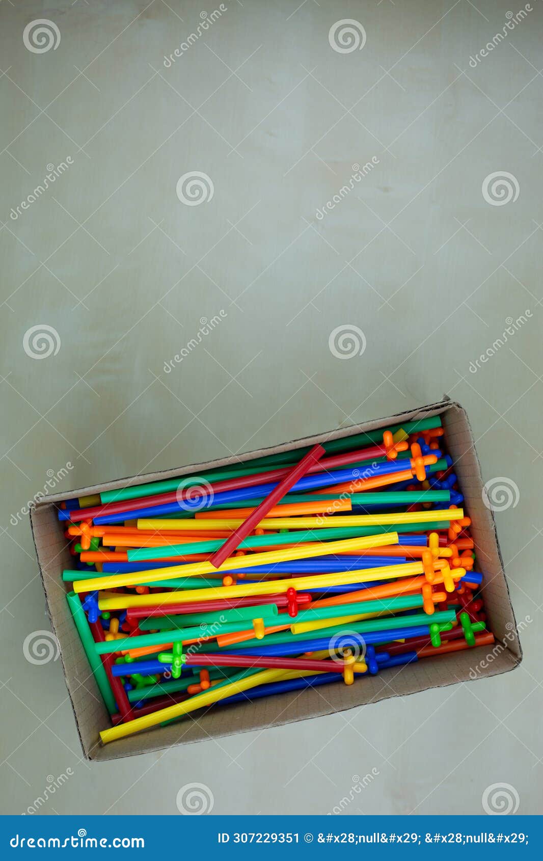Multi Colored Tubular Straw Construction Stock Image - Image of concept ...