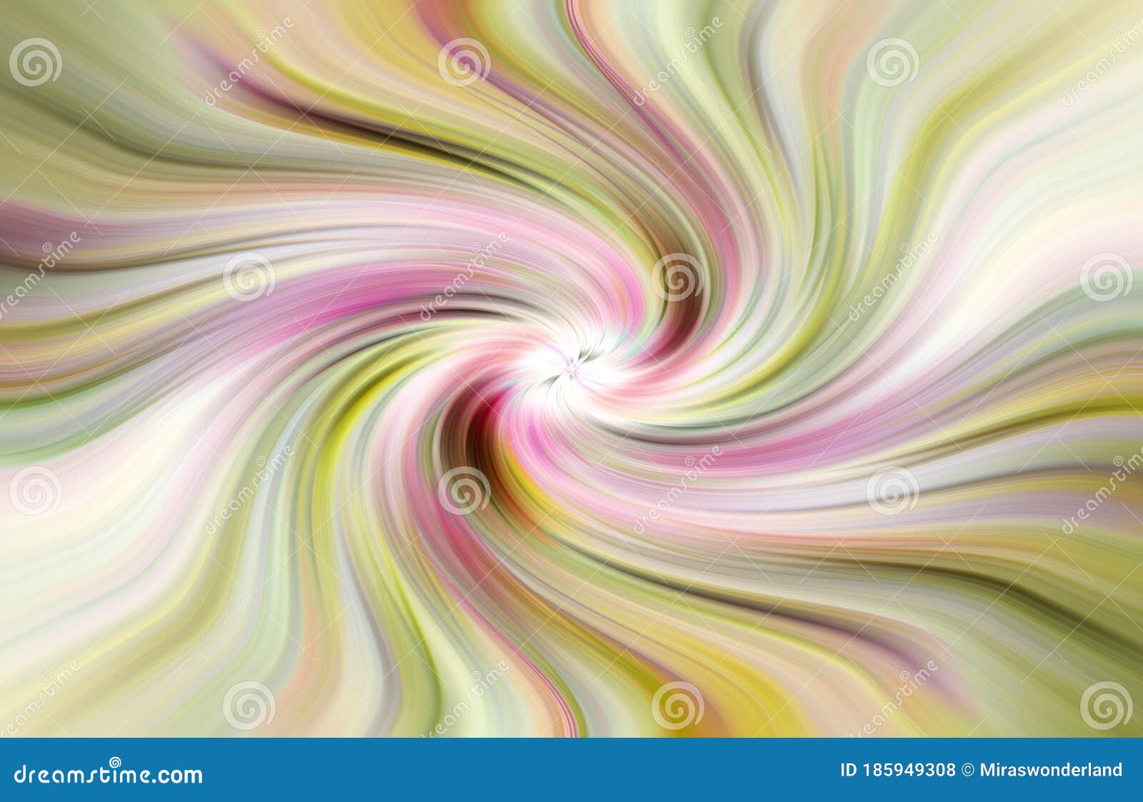 Multi Colored Twirl Spiral Effect As a Colorful Decorative Pattern or ...