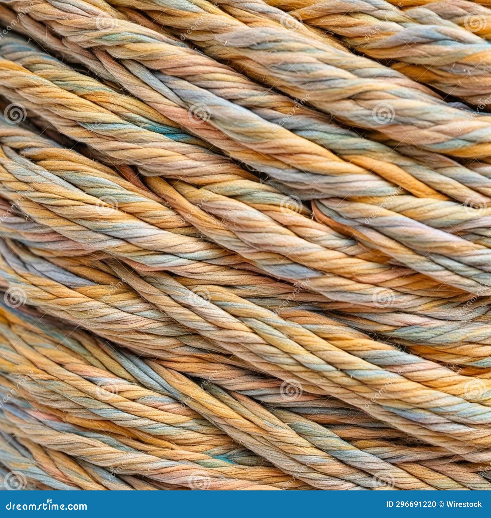 Multi Colored Twisted Rope for Making Cording and Wrapping in Various ...