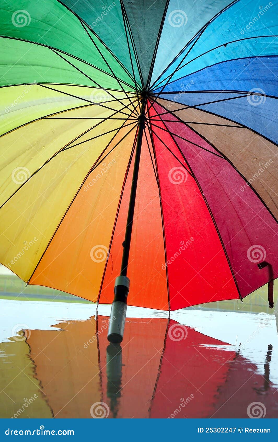 Multi-colored umbrella stock image. Image of idea, clothes - 25302247