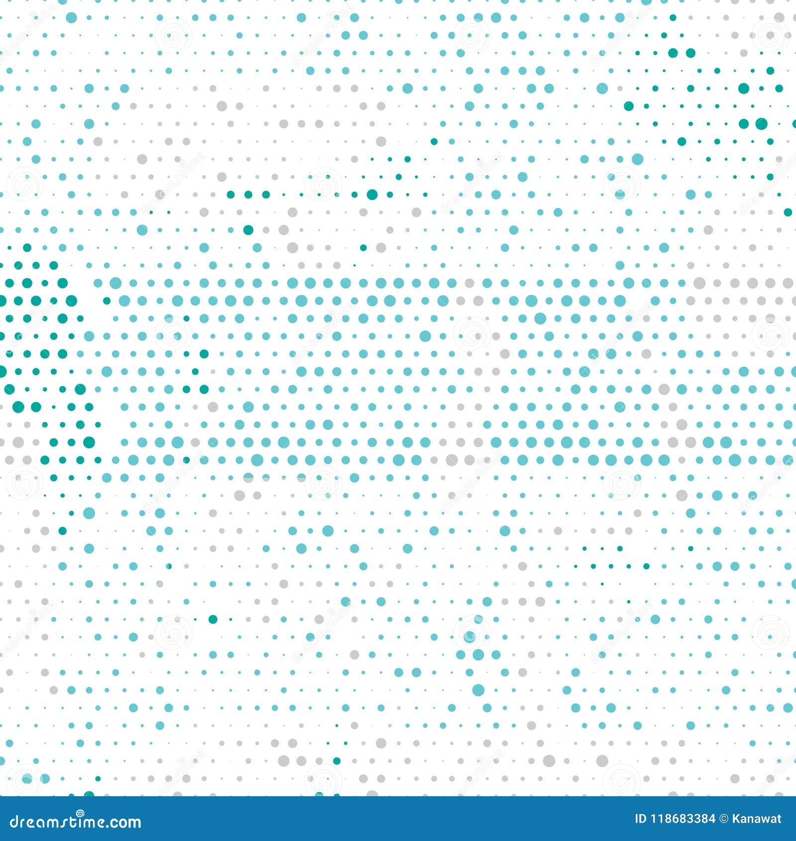 Multi Colored Vector Geometrical Circle Abstract Background. Dotted ...