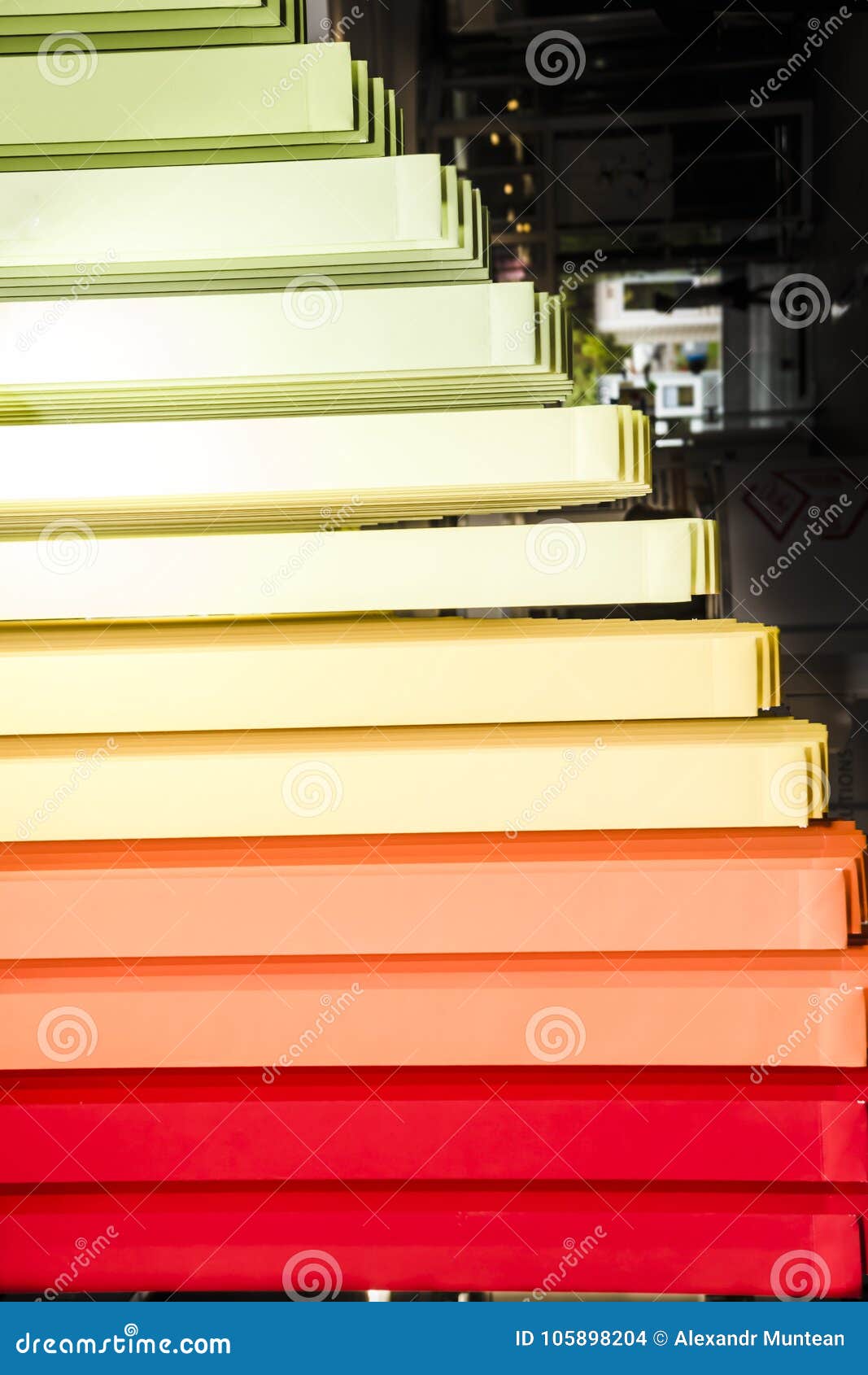 Multi-colored Vertical Blinds Stock Photo - Image of pattern, jalousie ...