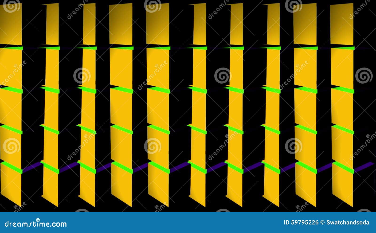 Multi Colored Vertical Rotating Pillar Loop Stock Footage - Video of ...