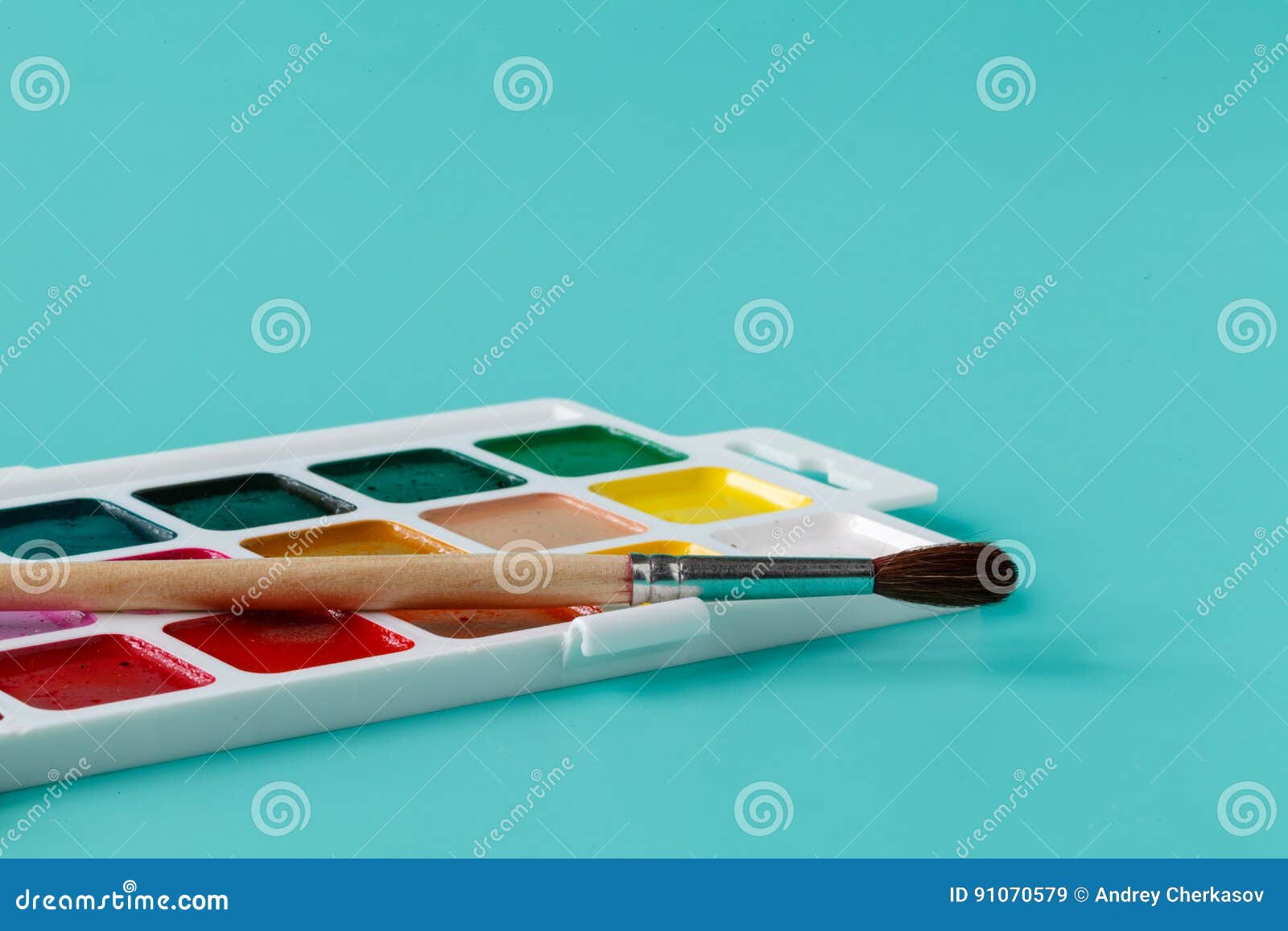 Multi-colored Verven Voor Tekening Stock Afbeelding - Image of gekleurd ...