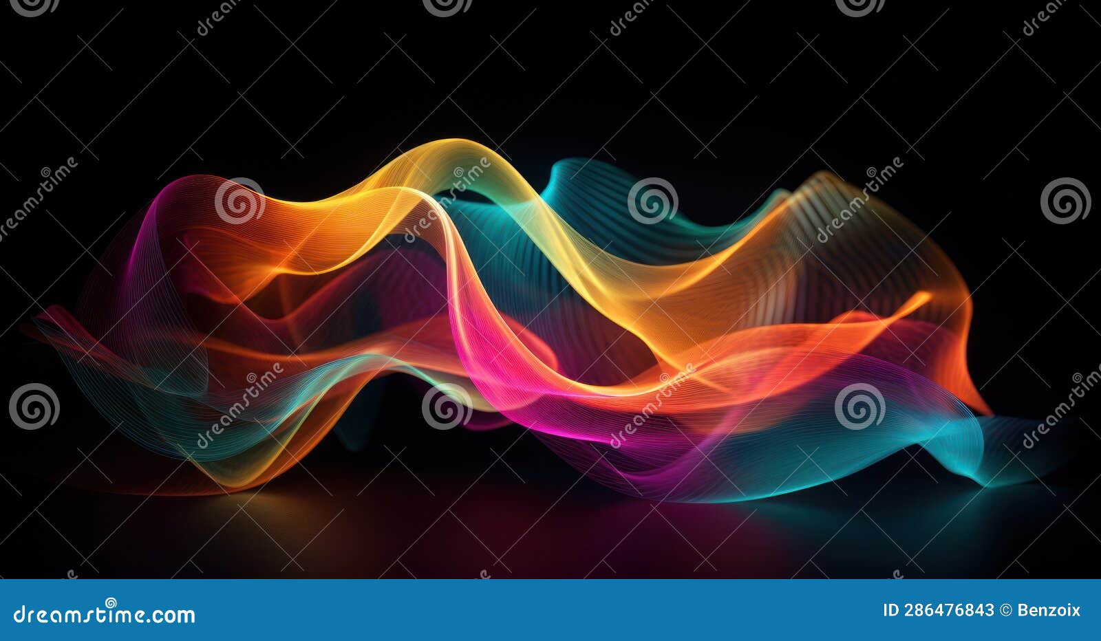 Multi Colored Vortex Swirl Spin Background AI Generative. Stock ...