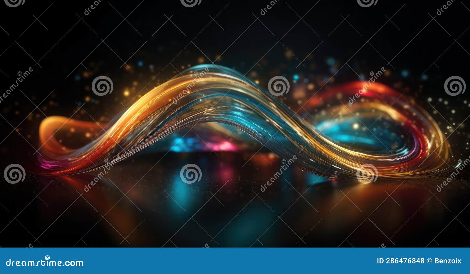 Multi Colored Vortex Swirl Spin Background AI Generative. Stock ...