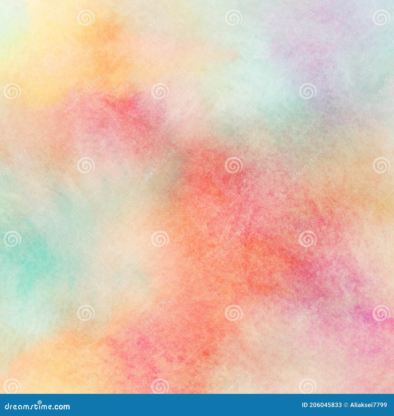 Multi Colored Watercolor Background. Hand Drown Texture Stock Image ...