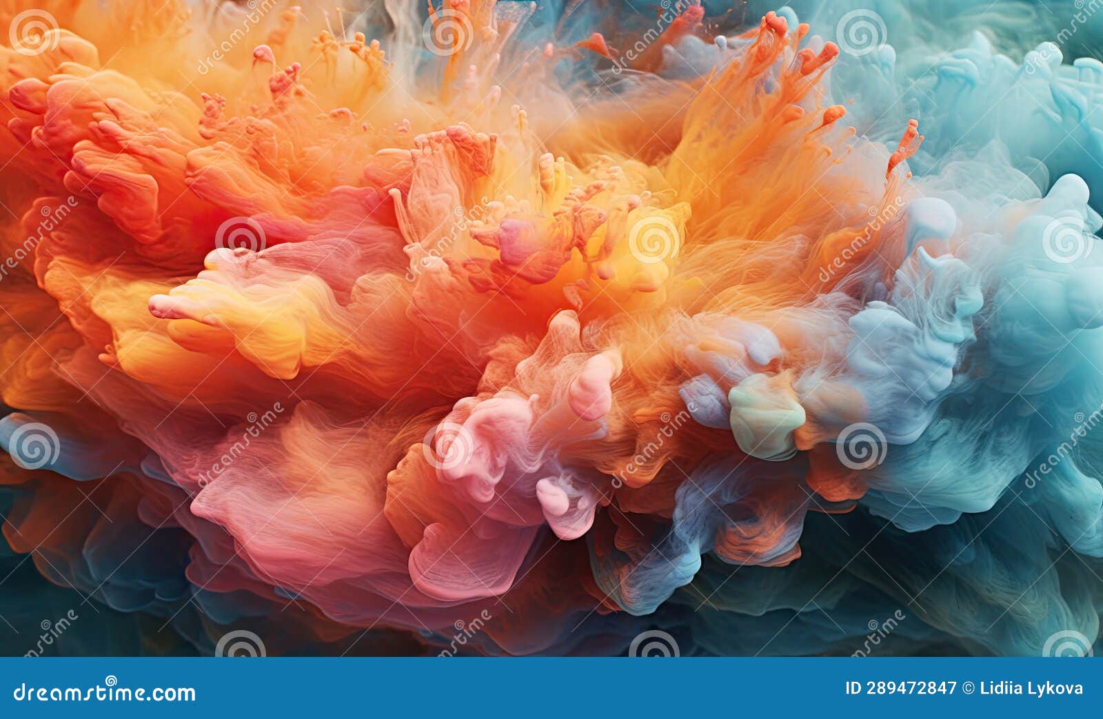 Multi Colored Watercolor Wallpaper. Created with Generative AI Tools ...