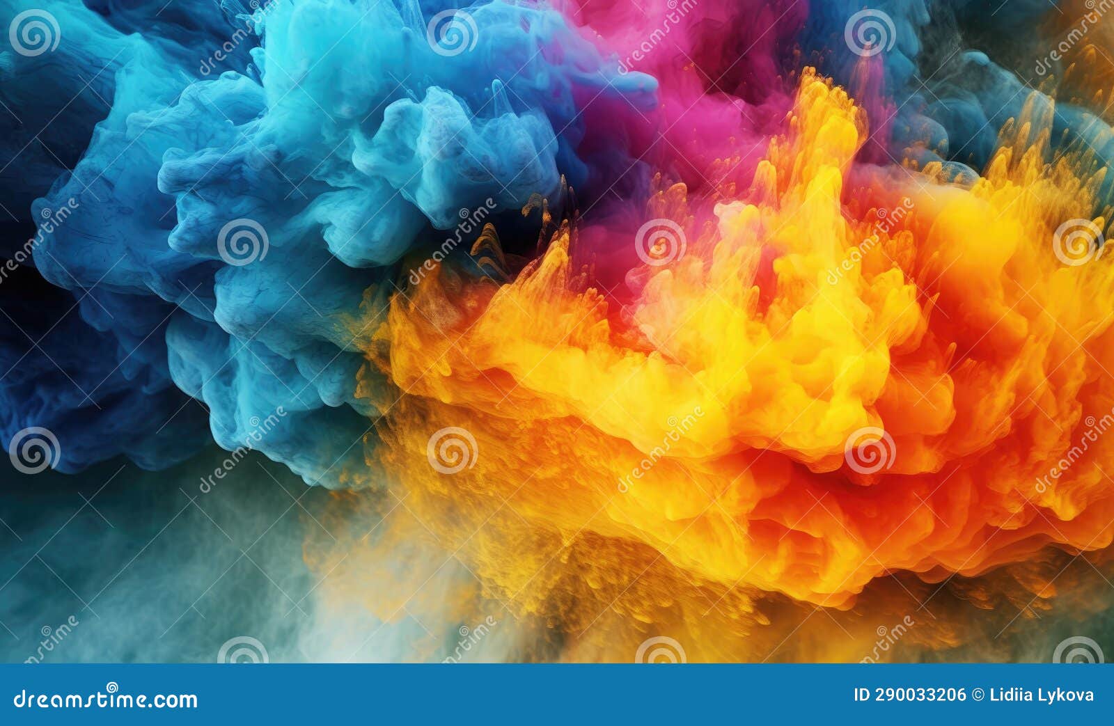 Multi Colored Watercolor Wallpaper. Created with Generative AI Tools ...