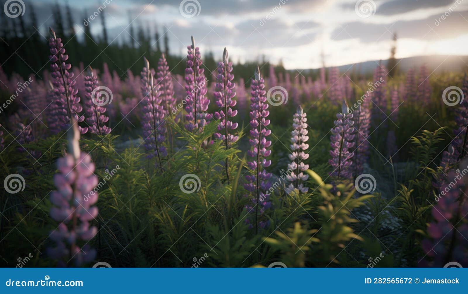 Multi Colored Wildflowers Bloom in Meadow, Showcasing Nature Beauty ...