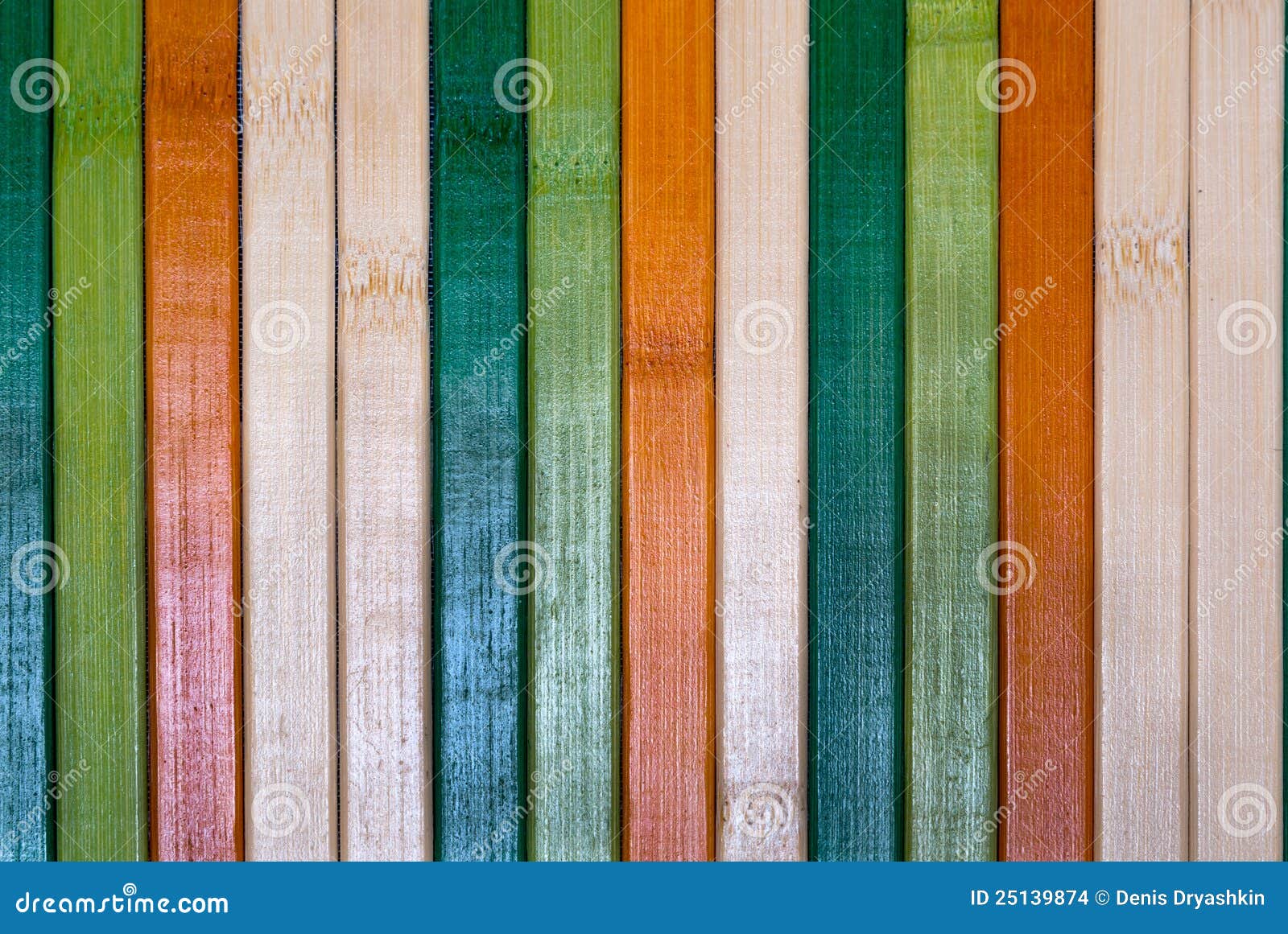 Multi Colored Wooden Plank Wall Stock Photo - Image of background ...