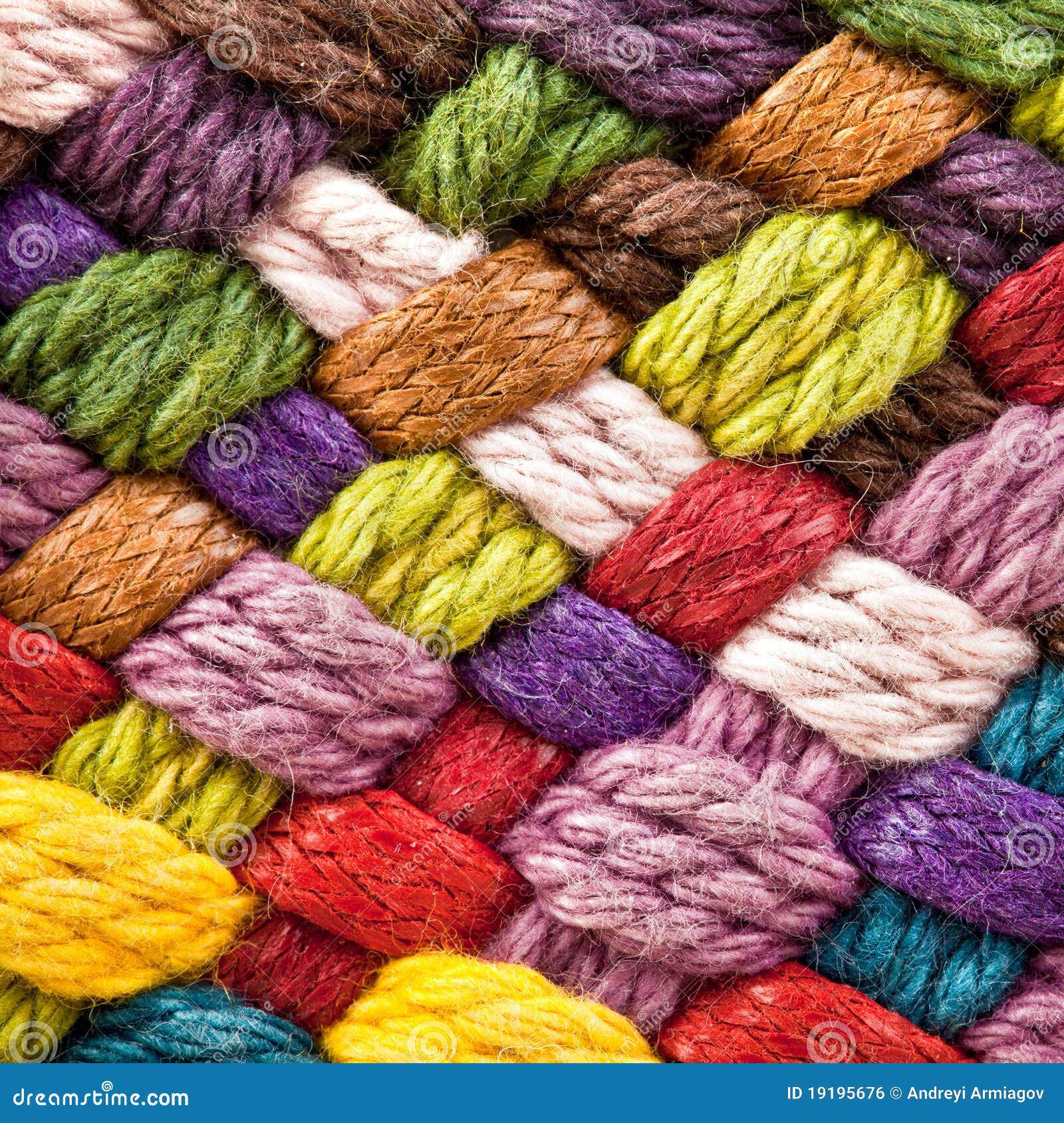 Multi Colored Woollen Yarns Stock Photo - Image of design, sweater ...