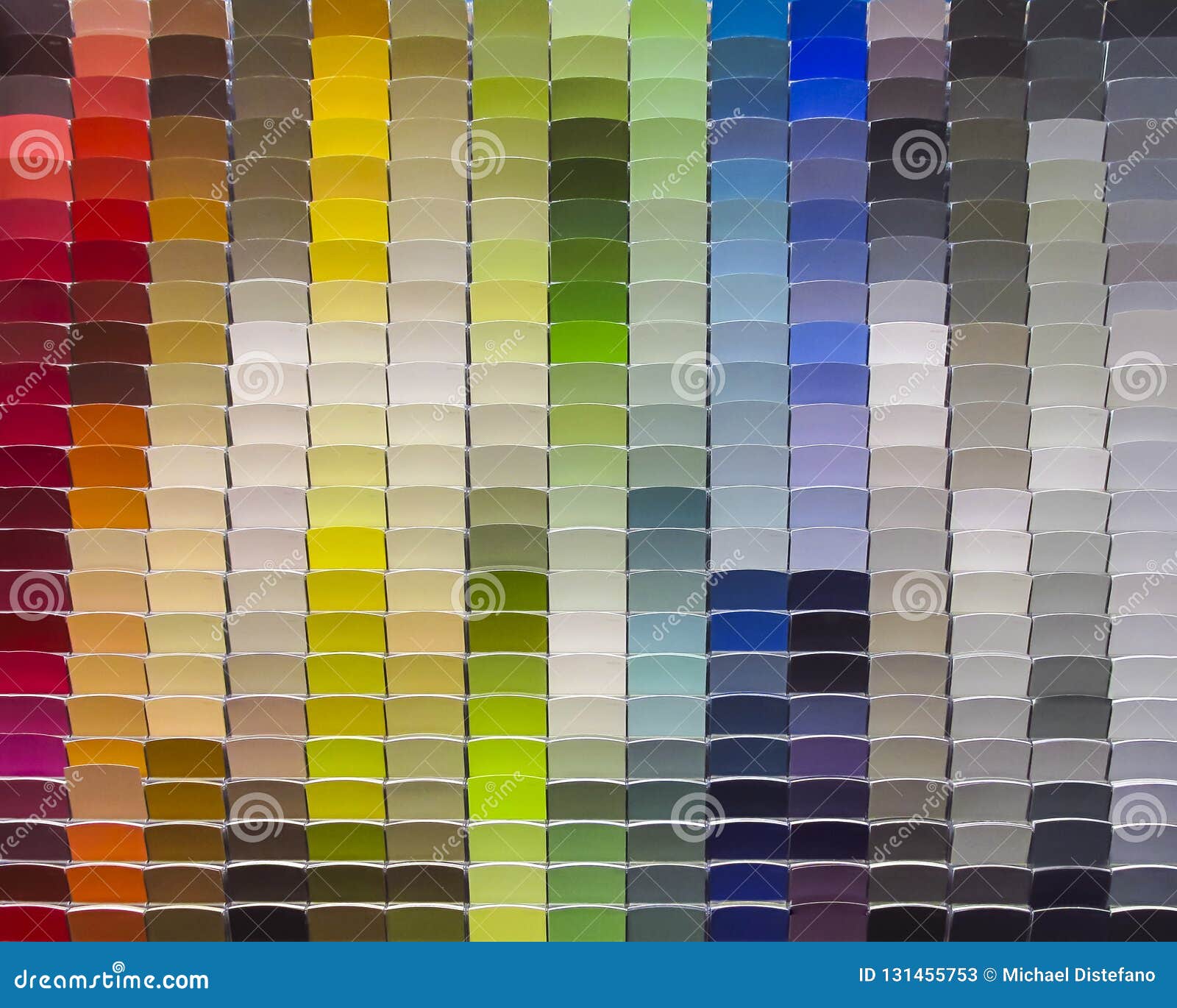 Multi Colorful Paint Samples Stock Image - Image of multi, architecture ...