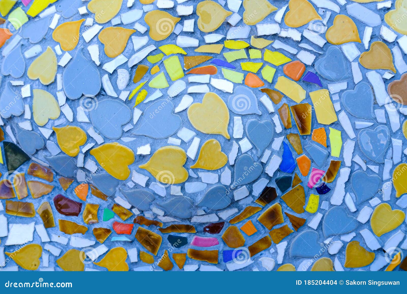 Multi Colorful Stone Mosaic Tiles on the Wall As Background or Texture ...