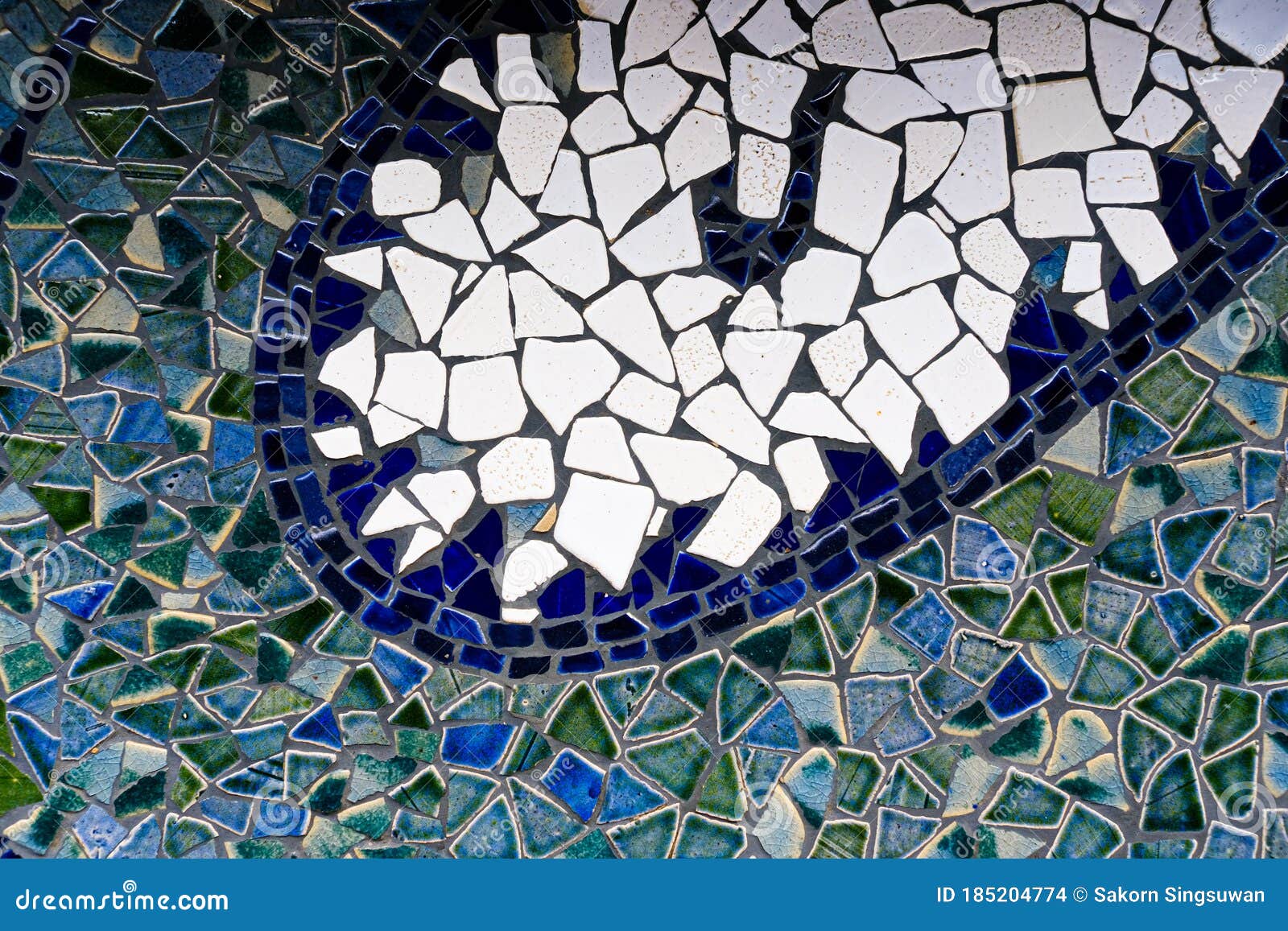 Multi Colorful Stone Mosaic Tiles on the Wall As Background or Texture ...