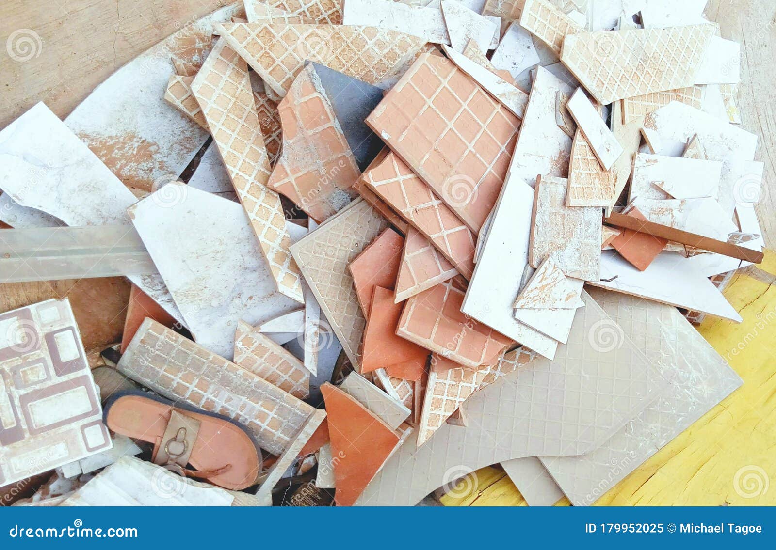 Broken Tiles Royalty-Free Stock Image | CartoonDealer.com #59457850