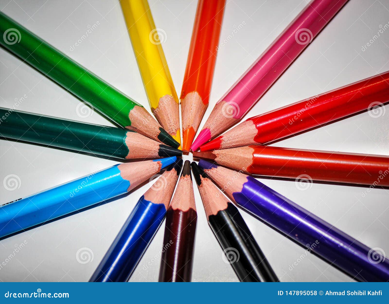 Multi Colors of Colored Pencil Stock Photo - Image of yellow, colors ...