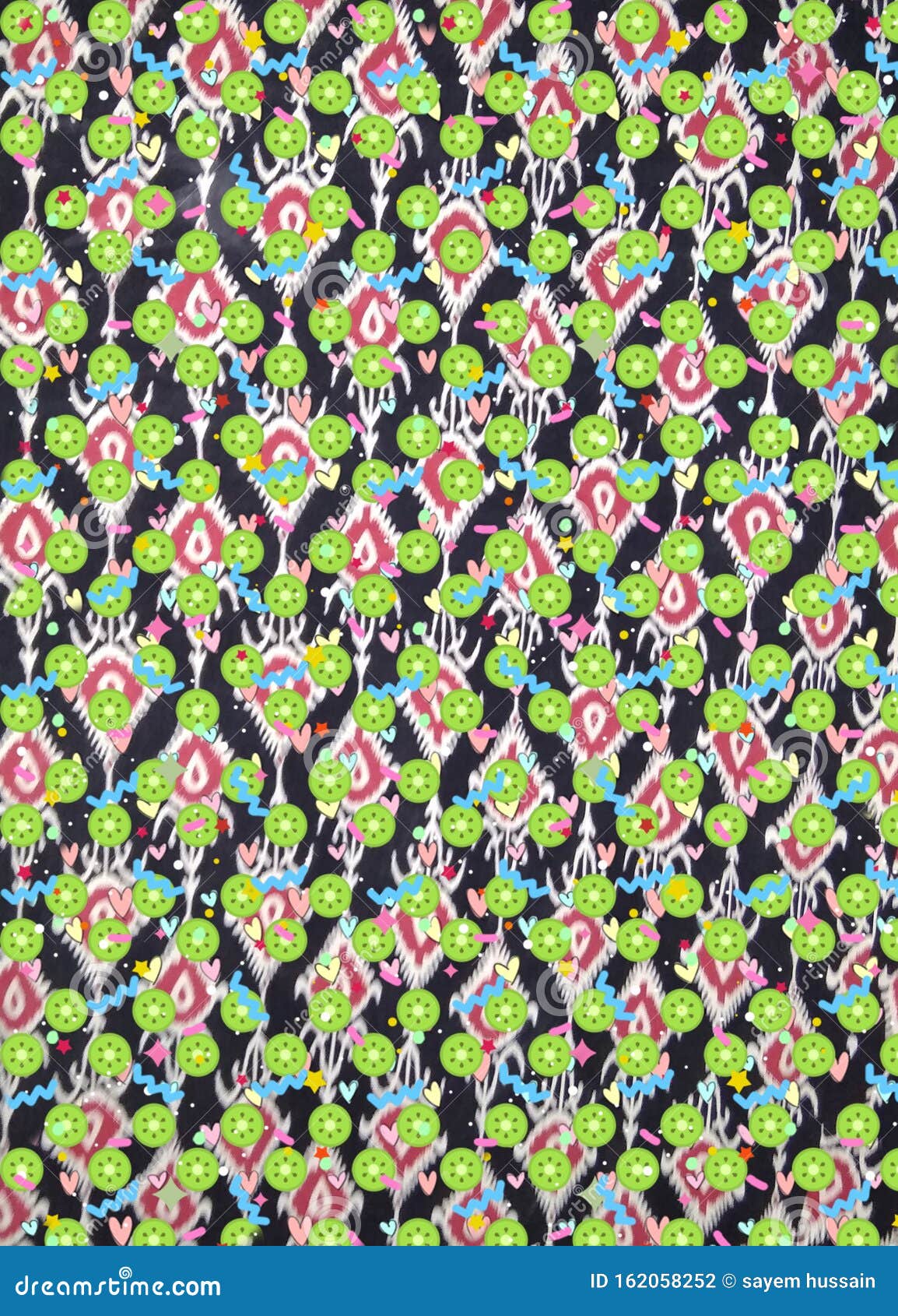 It is a Multi Colour Background Full Frame Illustration Close Up Stock ...