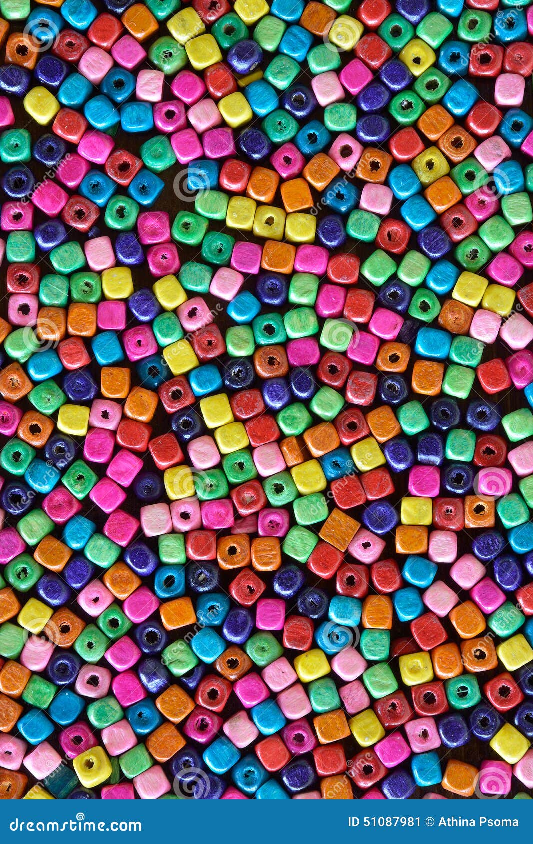 Multi colour beads stock image. Image of crafts, making - 51087981