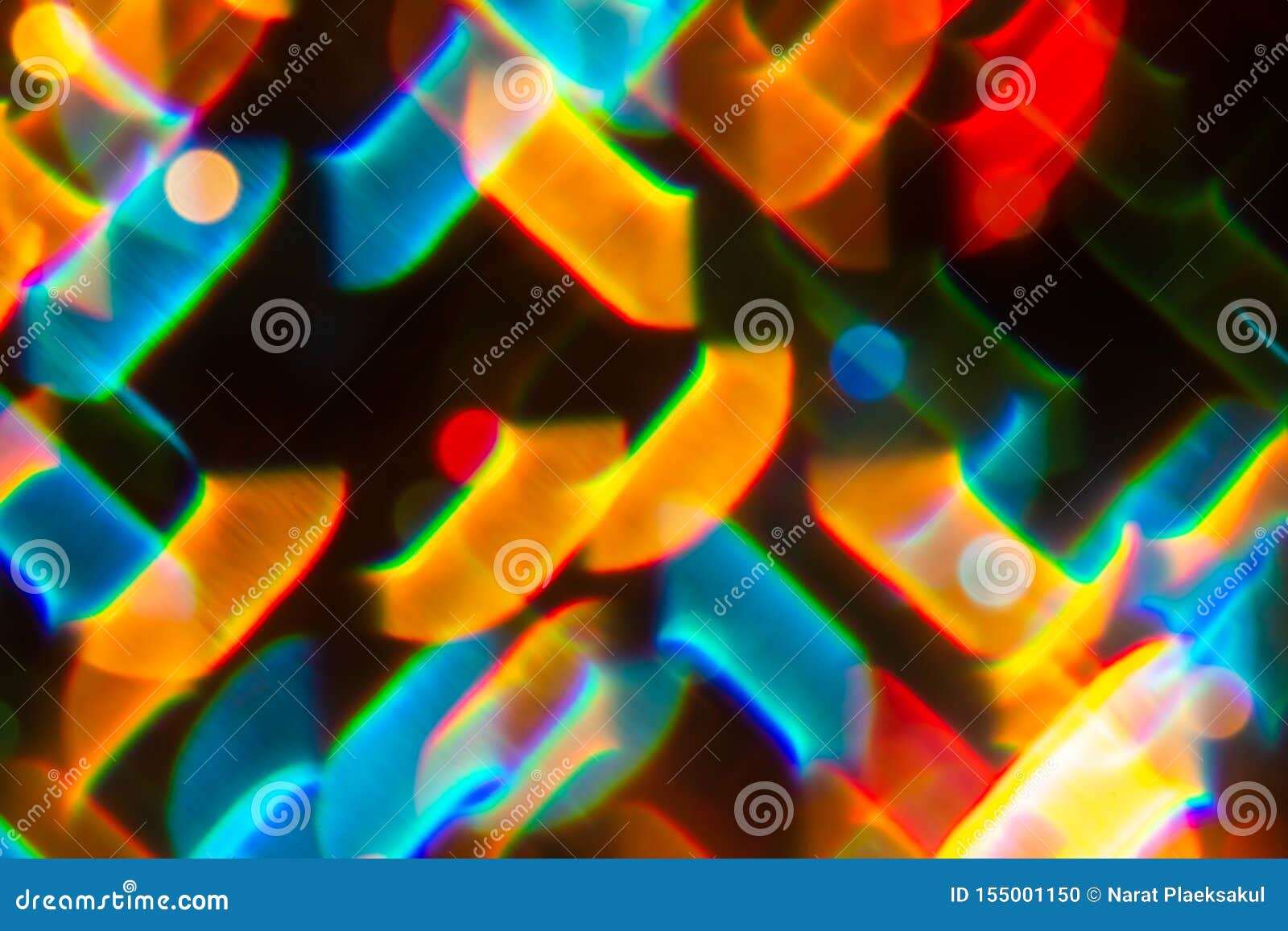 Multi Colour Blur Bokeh Crystal Light Abstract Stock Photo - Image of ...