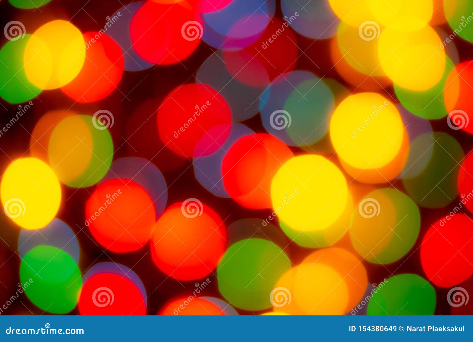 Multi Colour Blur Bokeh Light Stock Image - Image of illuminated, depth ...