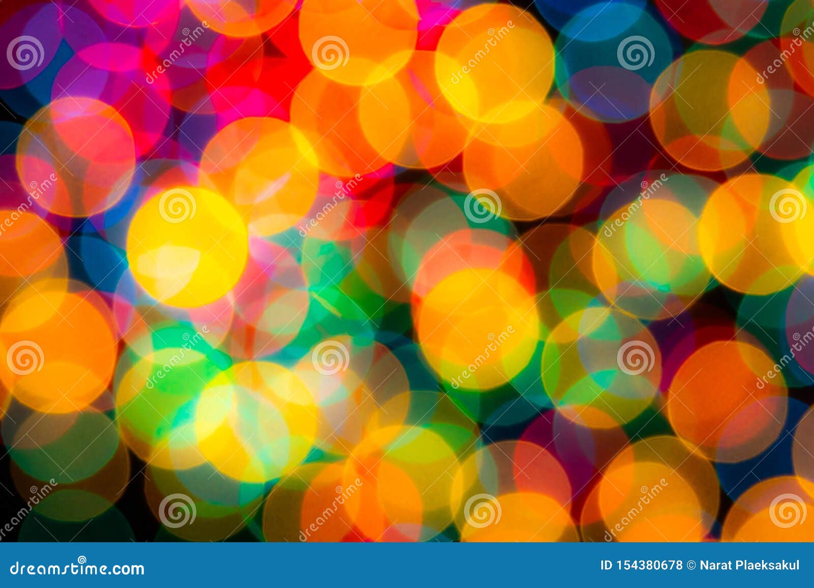 Multi Colour Blur Bokeh Light Stock Photo - Image of background, design ...