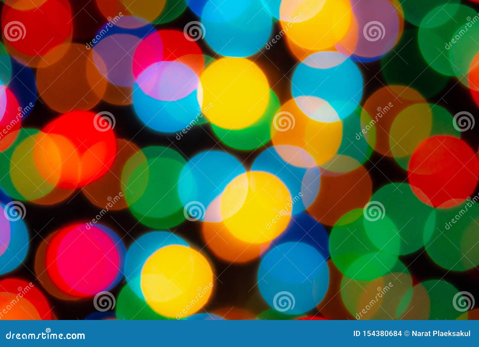 Multi Colour Blur Bokeh Light Stock Photo - Image of glowing, beautiful ...