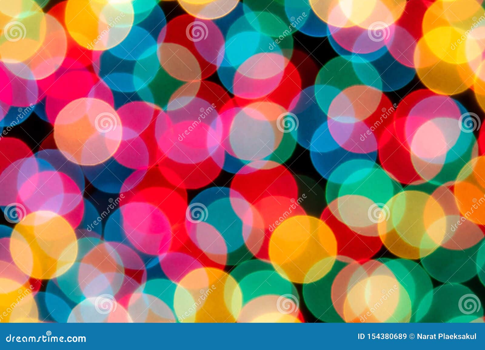 Multi Colour Blur Bokeh Light Stock Image - Image of crhistmas ...
