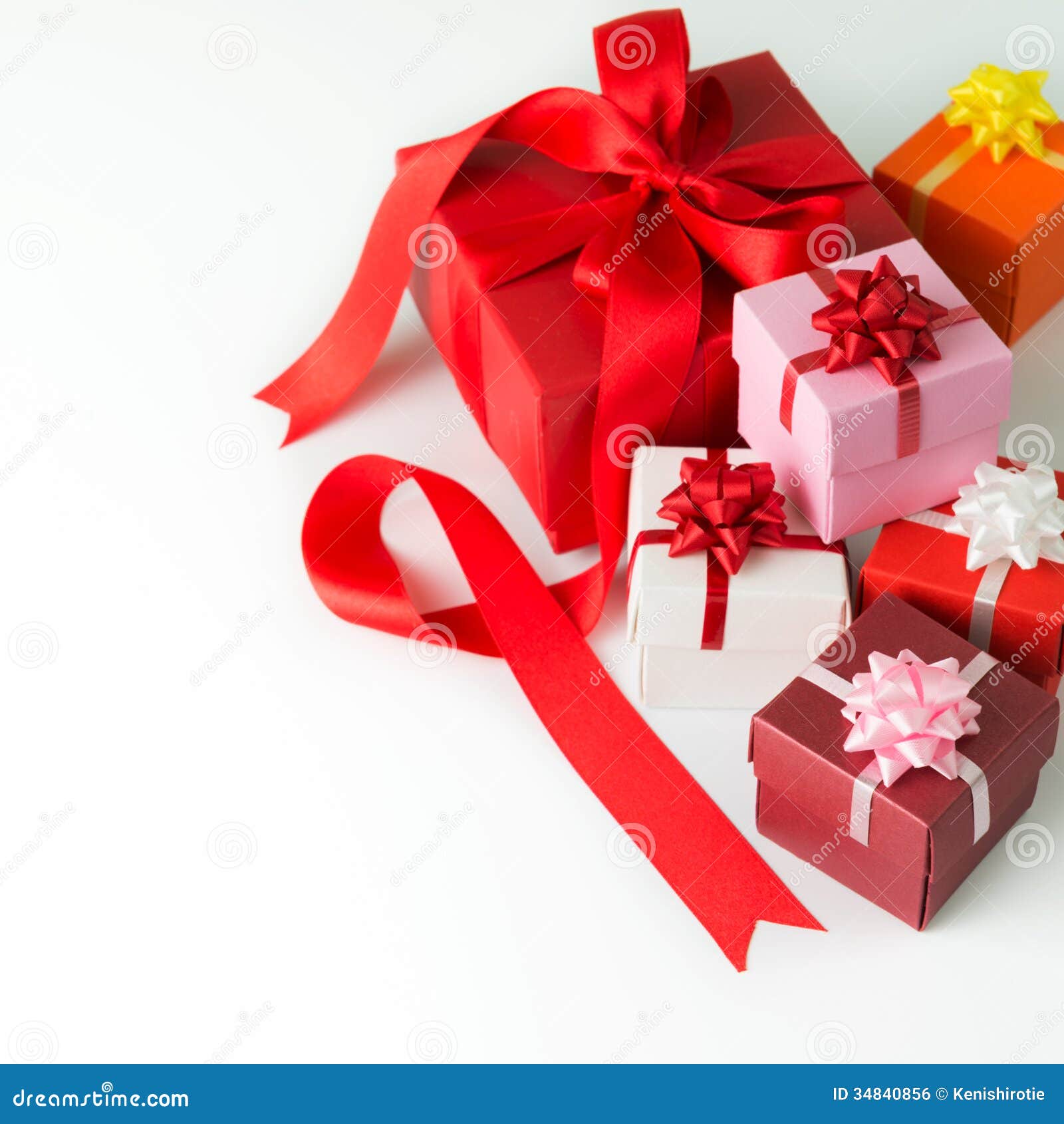 Multi colour gift boxes stock photo. Image of party, holiday - 34840856