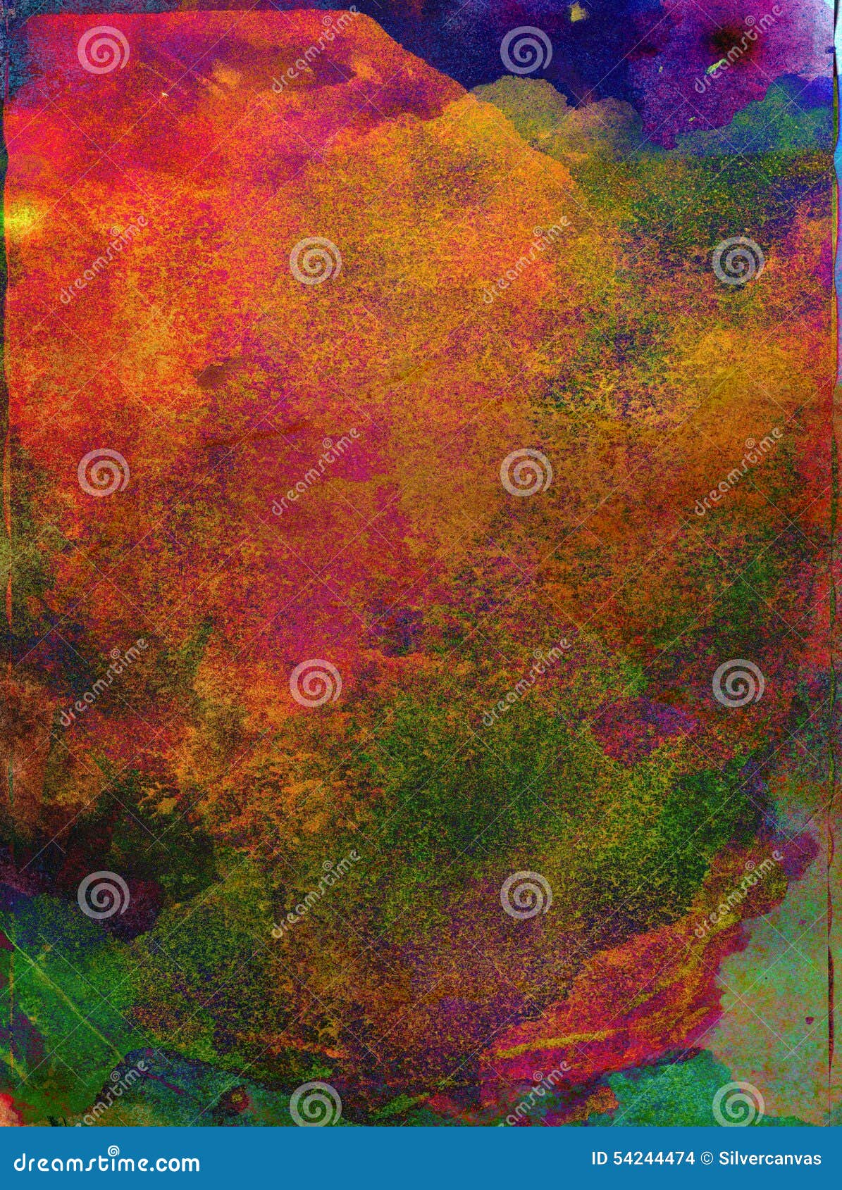 Multi Colour Paint Texture Background Stock Illustration - Illustration ...