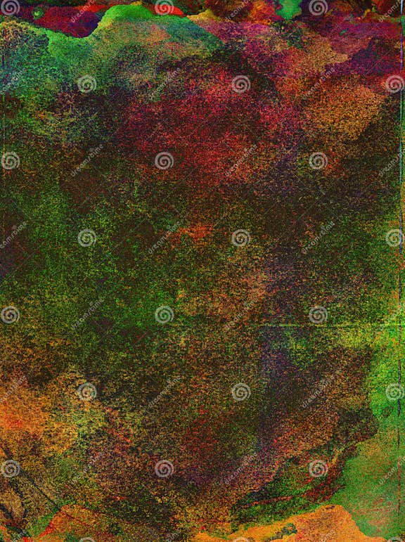 Multi Colour Paint Texture Background Stock Illustration - Illustration ...