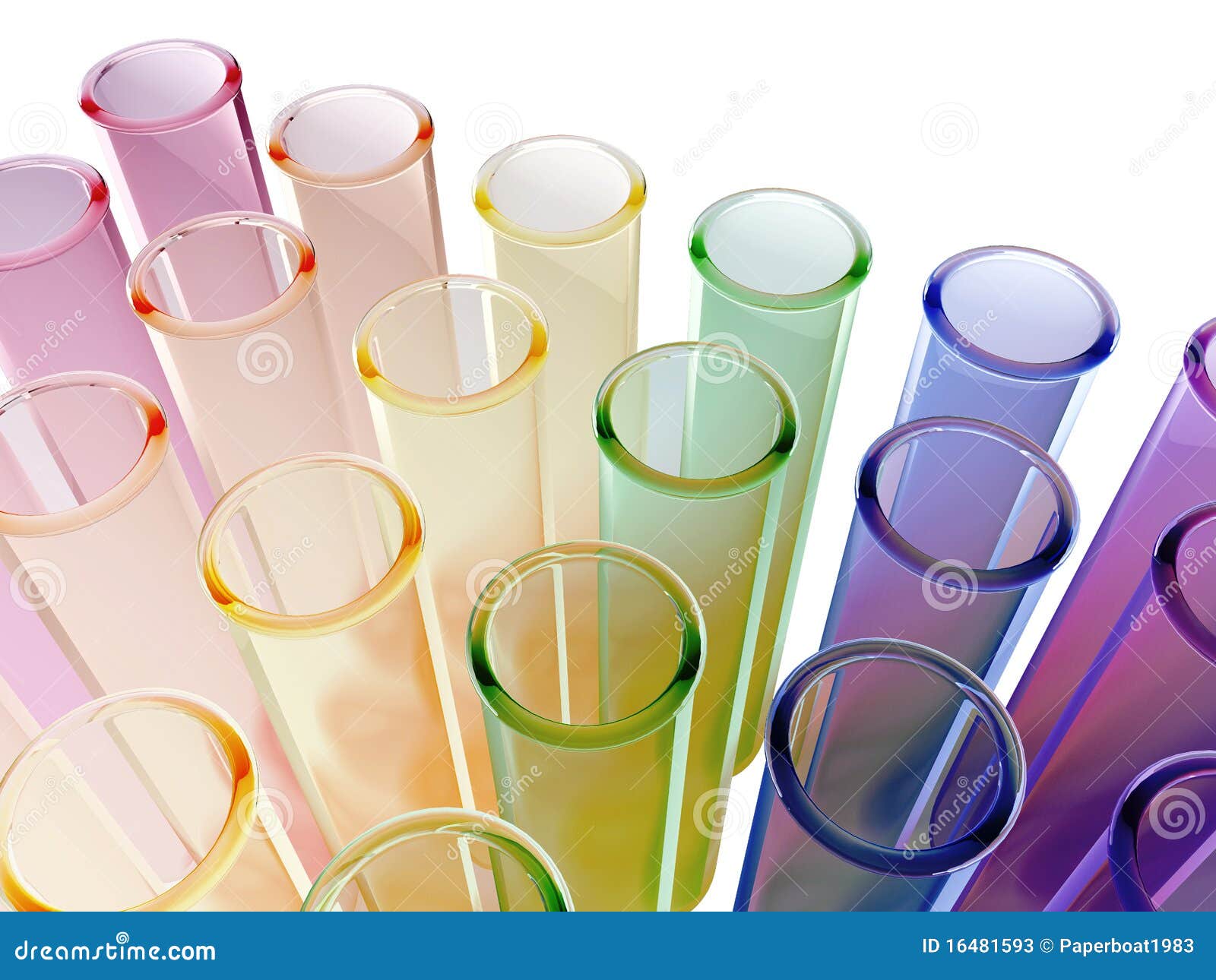 Multi colour test tubes stock illustration. Illustration of experiment ...