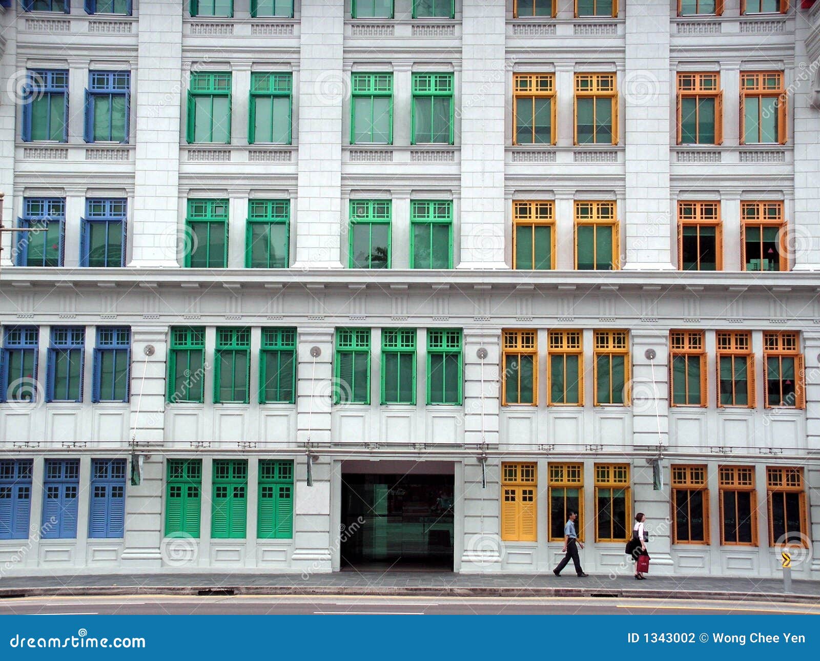 Multi-colour Windows editorial photography. Image of walking - 1343002