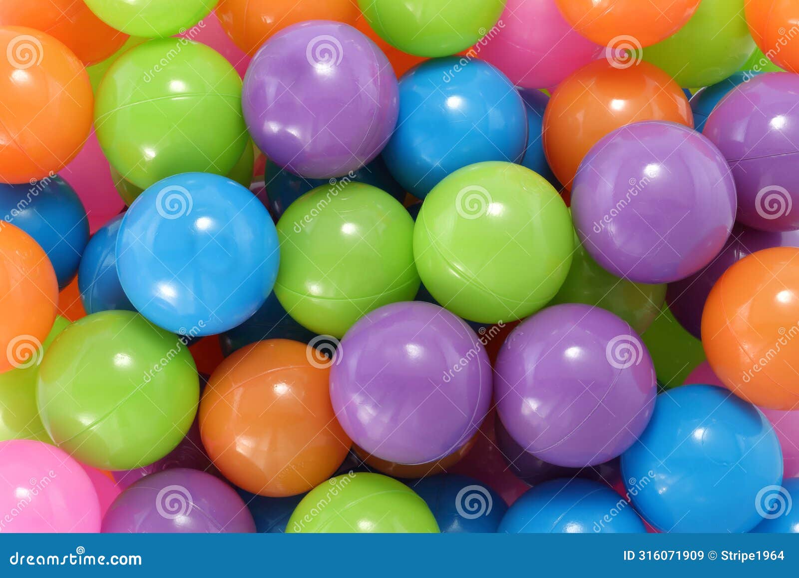 Multi Coloured Balls for Children Stock Image - Image of activity ...