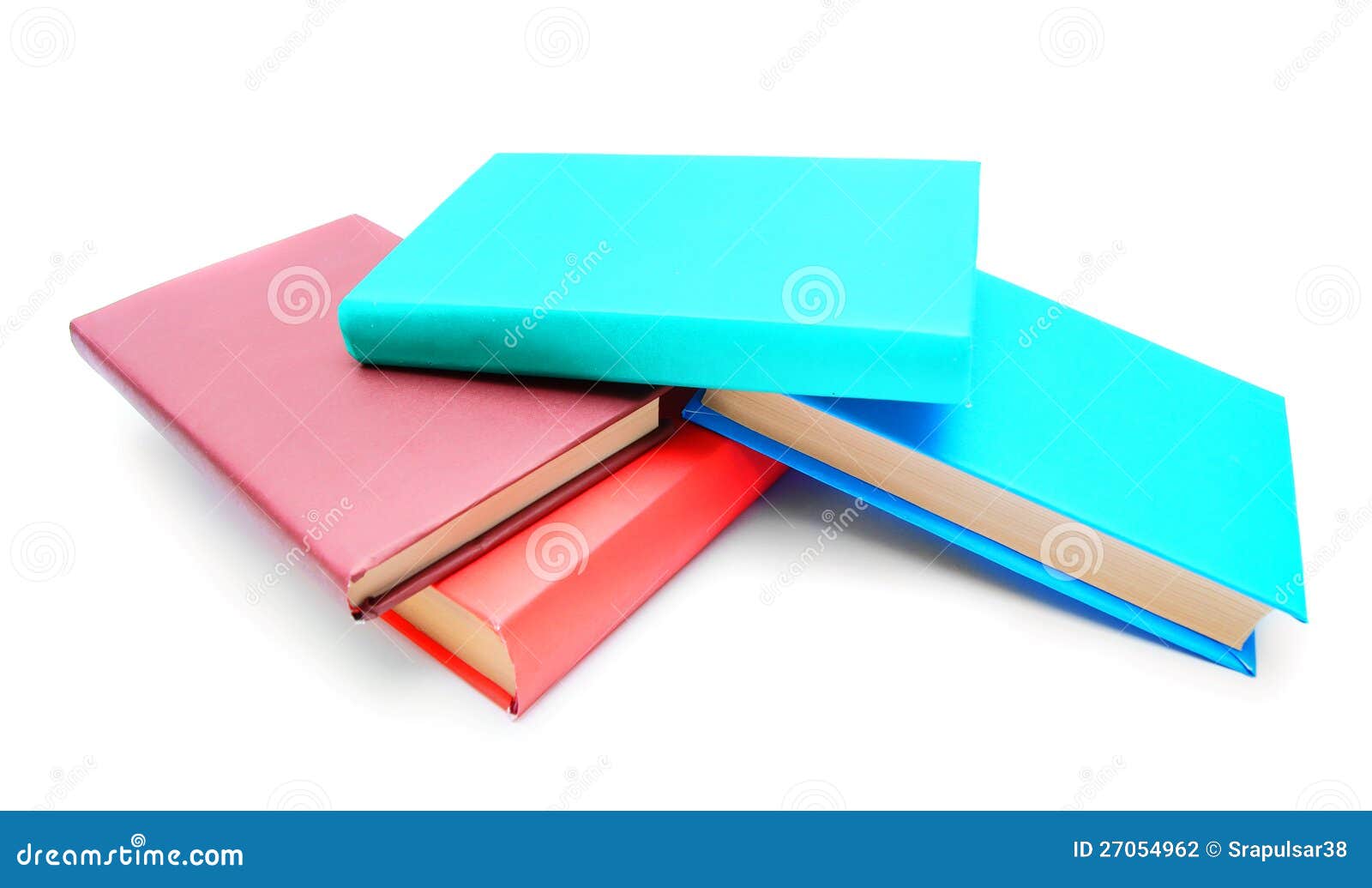 Multi-coloured books. stock photo. Image of education - 27054962
