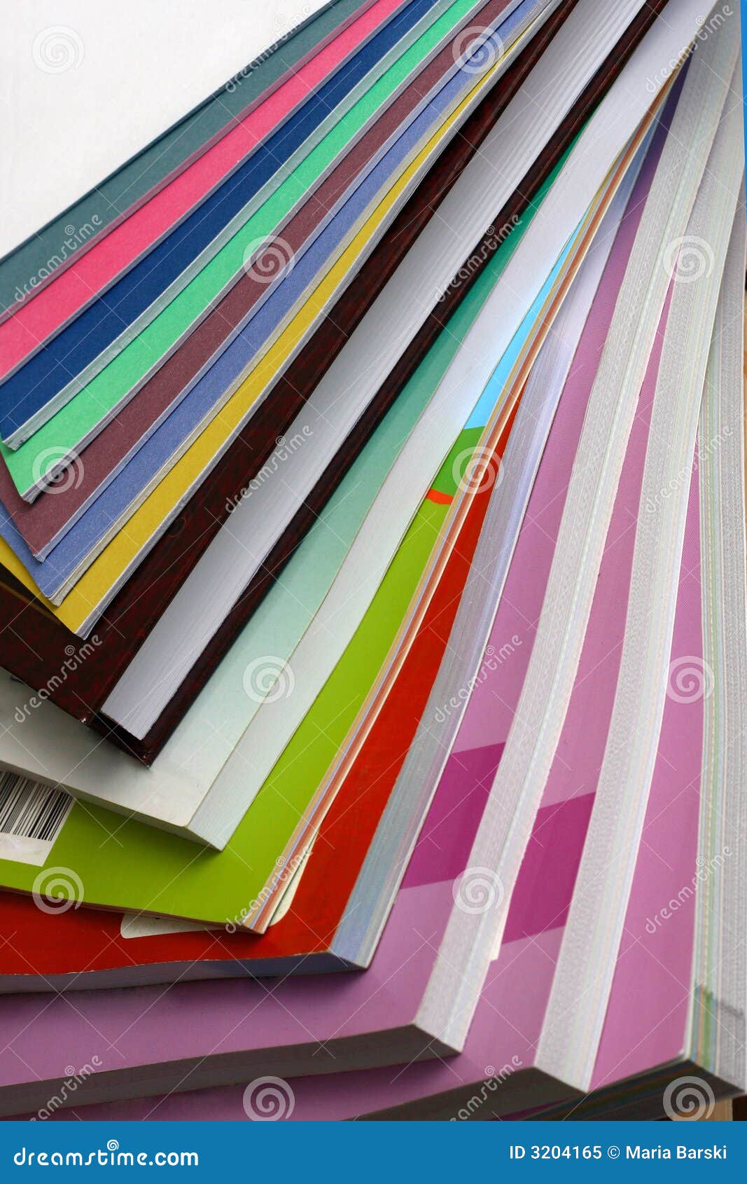 Multi-coloured books stock image. Image of data, multi - 3204165