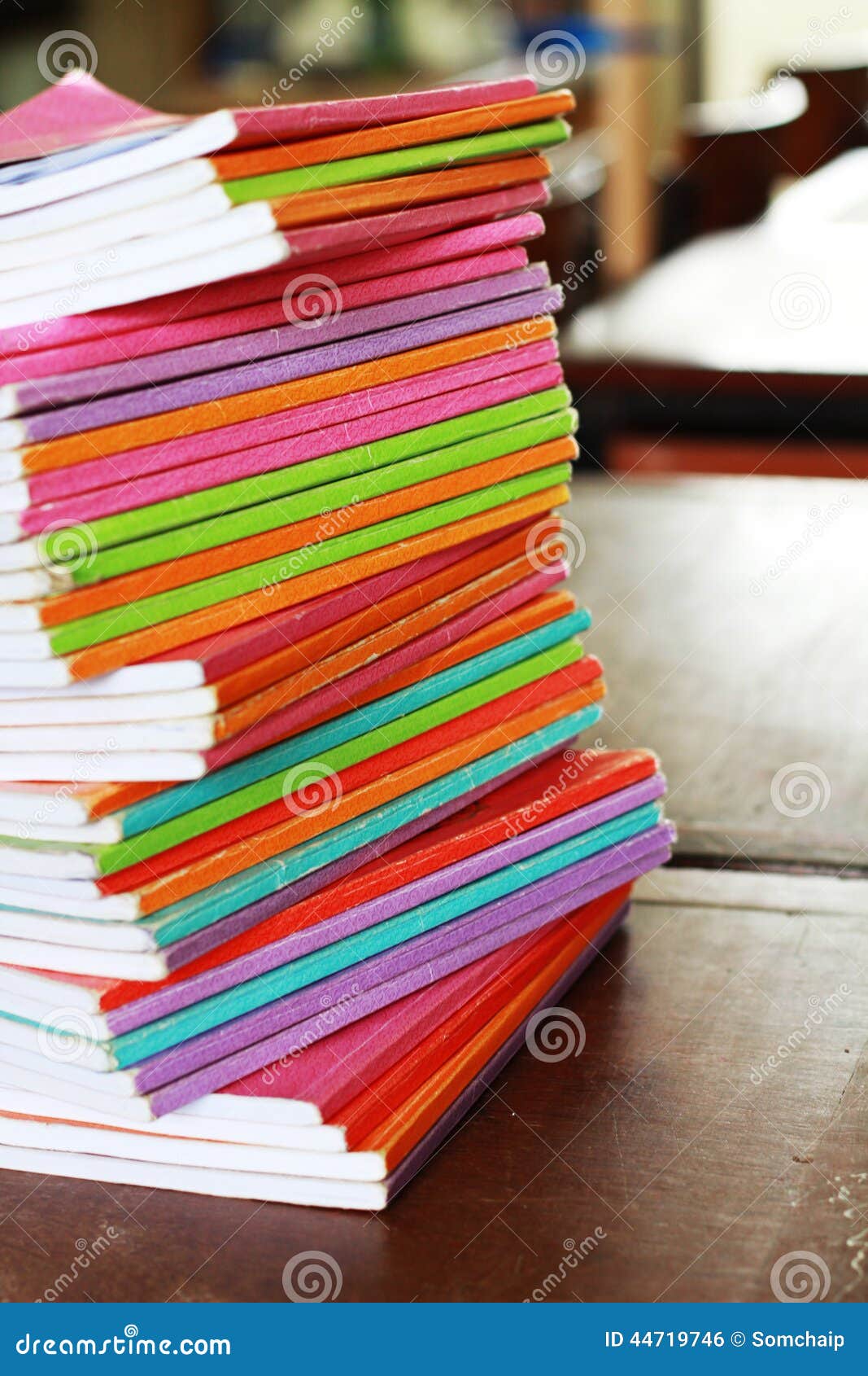 Multi-coloured books stock photo. Image of library, hardcover - 44719746
