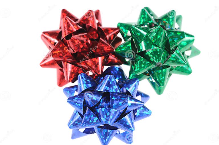 Multi-coloured bows stock photo. Image of abstract, background - 12700256